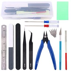 alfykym 16pcs gundam model tool kit gunpla tools gundam modeler basic tool set bandai tools fo gundam model hobby building model building