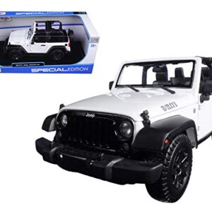 2014 Jeep Wrangler Willys White 1/18 by Maisto 31610