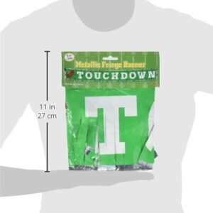 Metallic Touchdown Fringe Banner Party Accessory (1 count) (1/Pkg)