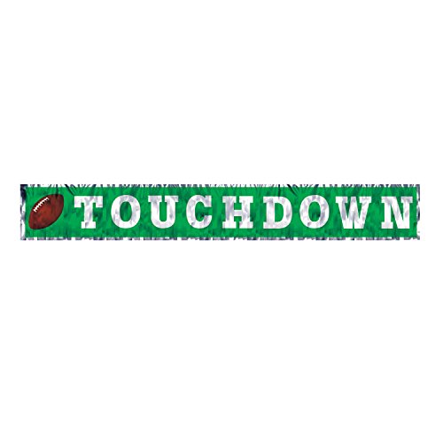 Metallic Touchdown Fringe Banner Party Accessory (1 count) (1/Pkg)