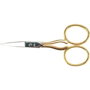 DMC 6123/3 Embroidery Scissor, 3-3/4-Inch, Gold/Silver