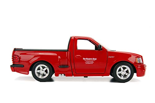 Jada Toys Fast & Furious 1:24 Brian's Ford F-150 SVT Lightning Die-cast Car, Toys for Kids and Adults, Red (99574)