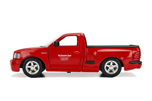 Jada Toys Fast & Furious 1:24 Brian's Ford F-150 SVT Lightning Die-cast Car, Toys for Kids and Adults, Red (99574)