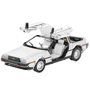 fascinations metal earth delorean 3d metal model kit