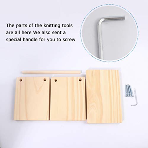 EXCEART Wooden Spool Rack Embroidery Yarn Spool Thread Holder Sewing Organizer Beaded Thread Tool Stand for Home Mall Dorm Store