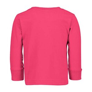 Haase Unlimited Promoted to Big Sister - New Sis Long Sleeve Toddler Cotton Jersey Shirt (Pink, 4T)