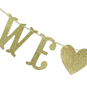 We Still Do Banner for Wedding Anniversary Party Decorations Sign Photo Prop (Gold)