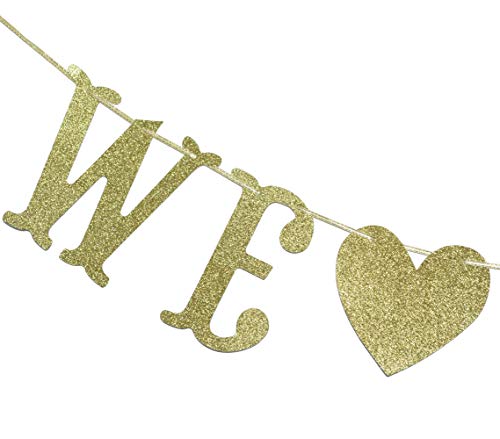 We Still Do Banner for Wedding Anniversary Party Decorations Sign Photo Prop (Gold)