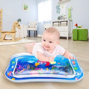 KITPIPI Tummy Time Mat, 2021 Upgraded Infants Baby Inflatable Water Mat Baby Activity Play Centers for 6 Months Newborn Brain & Body Development Infant&Toddlers Toys