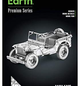 Fascinations Metal Earth Premium Series Willys Overland 3D Metal Model Kit