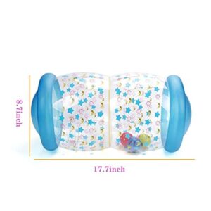 Inflatable Baby Crawling Roller Fitness Toys, Toddler Play Activity Center Exercise Infant Hearing Touch Muscles Coordination, Gifts for Newborn Boys Girls, 0 to 24 Months