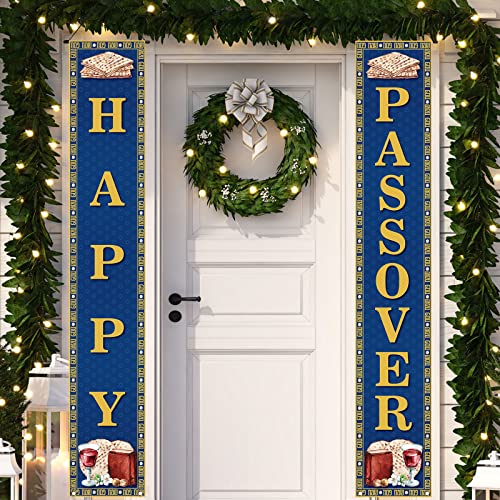 Happy Passover Decorations Passover Welcome Sign Jewish Festival Holiday Decor Pesach Star of David Passover Decorations and Supplies for Home Party