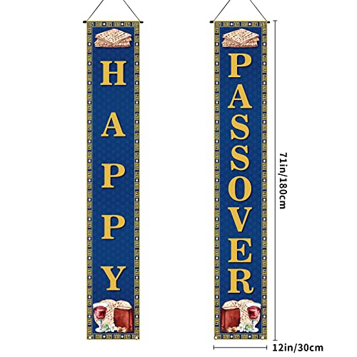 Happy Passover Decorations Passover Welcome Sign Jewish Festival Holiday Decor Pesach Star of David Passover Decorations and Supplies for Home Party