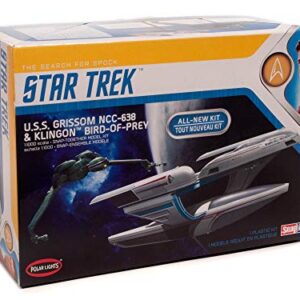 Polar Lights Star Trek: USS Grissom and Klingnon BoP 1:1000 Scale Snap Model Kit (POL957M)