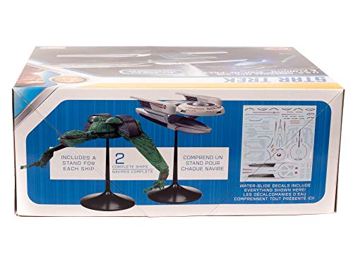 Polar Lights Star Trek: USS Grissom and Klingnon BoP 1:1000 Scale Snap Model Kit (POL957M)