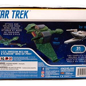 Polar Lights Star Trek: USS Grissom and Klingnon BoP 1:1000 Scale Snap Model Kit (POL957M)