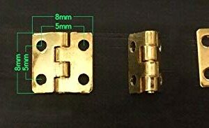 Micro Hinge 88 mm Brass for Model kit Fittings - 20 Pcs