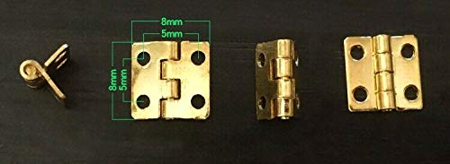 Micro Hinge 88 mm Brass for Model kit Fittings - 20 Pcs