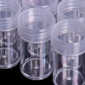 Transparent Diamond Painting Storage Containers, 30/60/90/120 Bottles Small Jewelry DIY Container Bottles for Beads