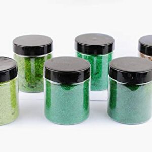 NWFashion 6 X 125ml Dress Tree Flower Static Grass Dressing Scatter Flock(6 Color Mix)