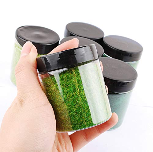 NWFashion 6 X 125ml Dress Tree Flower Static Grass Dressing Scatter Flock(6 Color Mix)