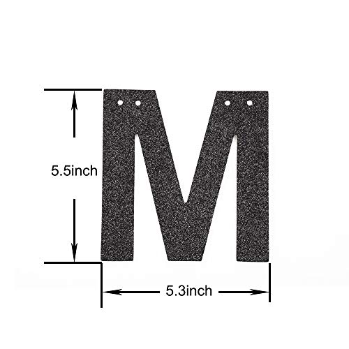 I AM 26+1 Banner, 27th Birthday Party Sign Funny/Gag 27th Bday Party Decorations Gliter Paper Backdrops (Black)