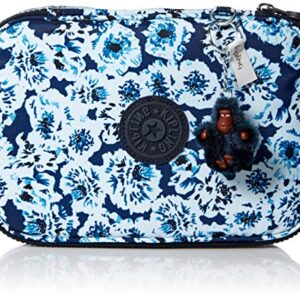 Kipling Women's 100 Pens Printed Case, Accessories, Art Supplies, Makeup, Travel Organizer, Roaming Roses, 6" L X 8.25" H X 2" D