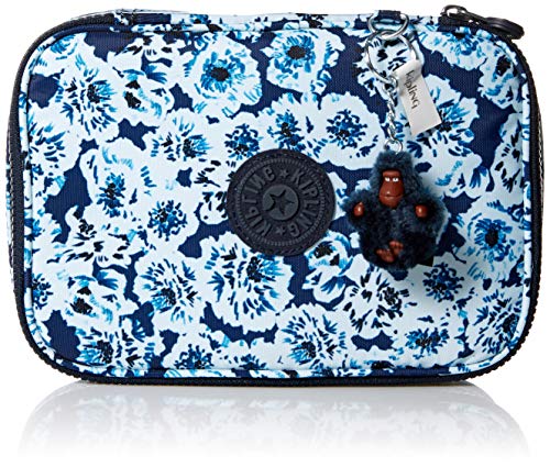 Kipling Women's 100 Pens Printed Case, Accessories, Art Supplies, Makeup, Travel Organizer, Roaming Roses, 6" L X 8.25" H X 2" D