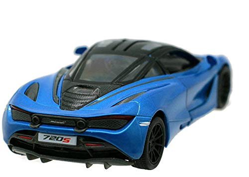 Kinsmart McLaren 720s Blue 1:36 DieCast Model Toy Car Collectible Hobby Super Sport Car Collection