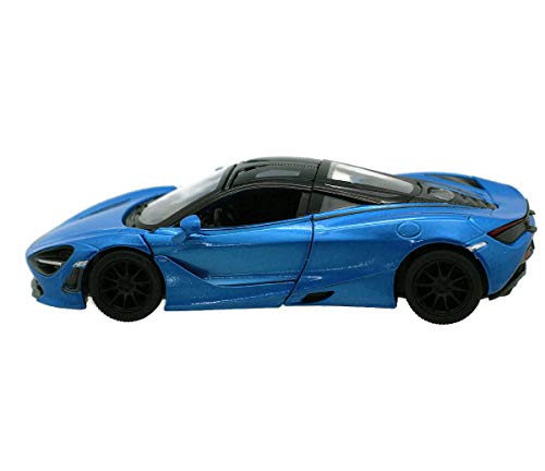 Kinsmart McLaren 720s Blue 1:36 DieCast Model Toy Car Collectible Hobby Super Sport Car Collection