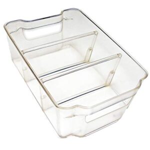 Dial Industries, Inc B664FN Food Storage Tray, 7" x 10.75" x 3.75", Clear