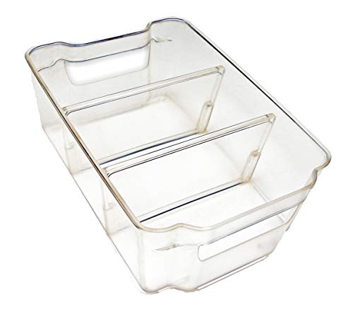 Dial Industries, Inc B664FN Food Storage Tray, 7" x 10.75" x 3.75", Clear