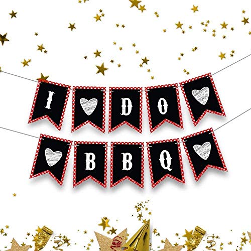 I do BBQ Banner Bachelorette Party Banner Hen party banner Better Be Quick(BBQ) Bride to Be Sign Engagement Party Decorations I do BBQ couples shower, I do BBQ sign