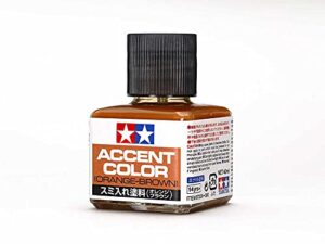 tamiya accent color orange-brown tam87209 plastics paint enamels