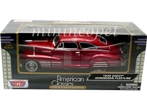 motormax 73266 1948 48 chevy aerosedan fleetline 1/24 diecast red,#g14e6ge4r-ge 4-tew6w206601