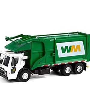 Waste Management 2020 Mack LR Refuse Garbage Truck, White and Green - Greenlight 45120C/48 - 1/64 Scale Diecast Model Toy Car