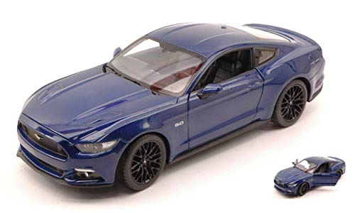 Kinsmart 2006 Ford Mustang GT Hardtop 1/38 Scale Diecast Car (Blue)