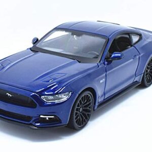 Kinsmart 2006 Ford Mustang GT Hardtop 1/38 Scale Diecast Car (Blue)