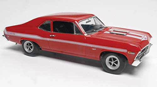 Revell 85-4423 '69 Chevy Nova Yenko Model Car Kit 1:25 Scale 111-Piece Skill Level 5 Plastic Model Building Kit, Red