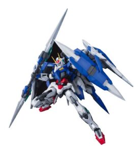 bandai hobby mg 00 raiser “gundam” 1/100 scale model kit (ban169914)