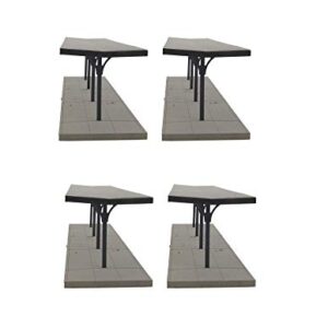 Walthers Cornerstone Series Kit HO Scale Butterfly-Style Station Platform Shelters