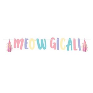 Sassy Caticorn Tassel Banner, 1 ct