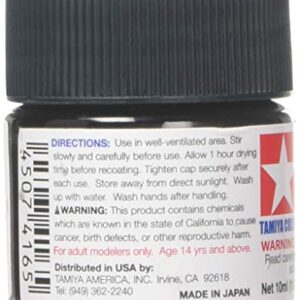 Tamiya Acrylic Mini XF-85 Rubber Black - 10 ml (1/3 oz)