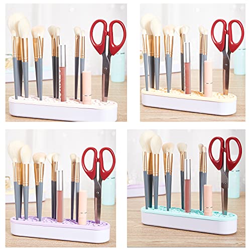 GORGECRAFT Sew Desktop Organizers Multipurpose Painting Pen Holder Stand Sewing Craft Tool Holder Storage Box for Stash and Store (Pink)