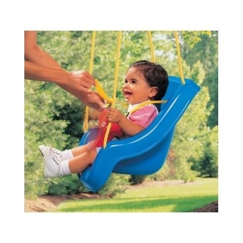 Baby Boy Outdoor Swing Portable Hanging Toddler Rocker Blue New Toddler Swing