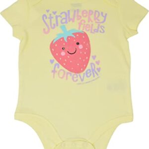 Lyrics by Lennon and McCartney Lennon & McCartney Infant Baby Girls 5 Pack Bodysuits MulticoloRed 12 Months