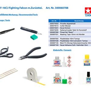 Tamiya Models Block 50 Fighting Falcon with Full Equipment Model Kit