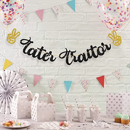 Halawawa Later Traitor Banner, Job Change/Retirement/Farewell/Last Day Office Party Decoration, Office Coworker Quitting Going Away Party Decor Banner Photo Props