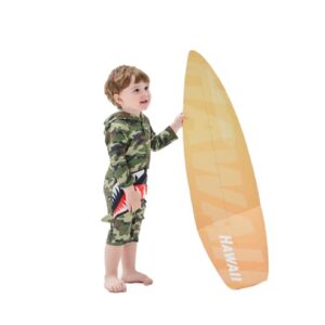 Baby Boys One Piece Swimwear Toddler Zipper Bathing Suit Kids Swimsuit Shark Rash Guards Surfing Suit with Hat UPF 50+ (12-18Months)