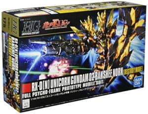 bandai hguc 175 gundam rx-0 [n] unicorn gundam 02 banshee norn 1/144 scale kit